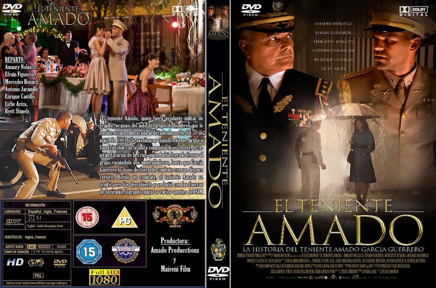 Republica Dominicana El Teniente Amado DVD