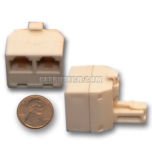 Crystal stable phone wiretap in double adapter UHF