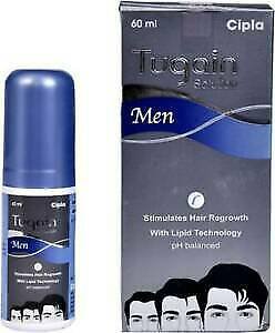 Cipla Tugain Men 5% Solution for Hair Regrow with Lipid Technology 60 ...