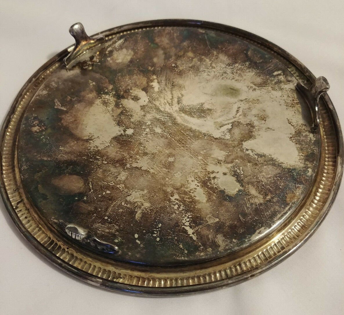 Vtg Scotland Ceramic Tile Silver Plate Robert Burns Edinburgh Castle H ...