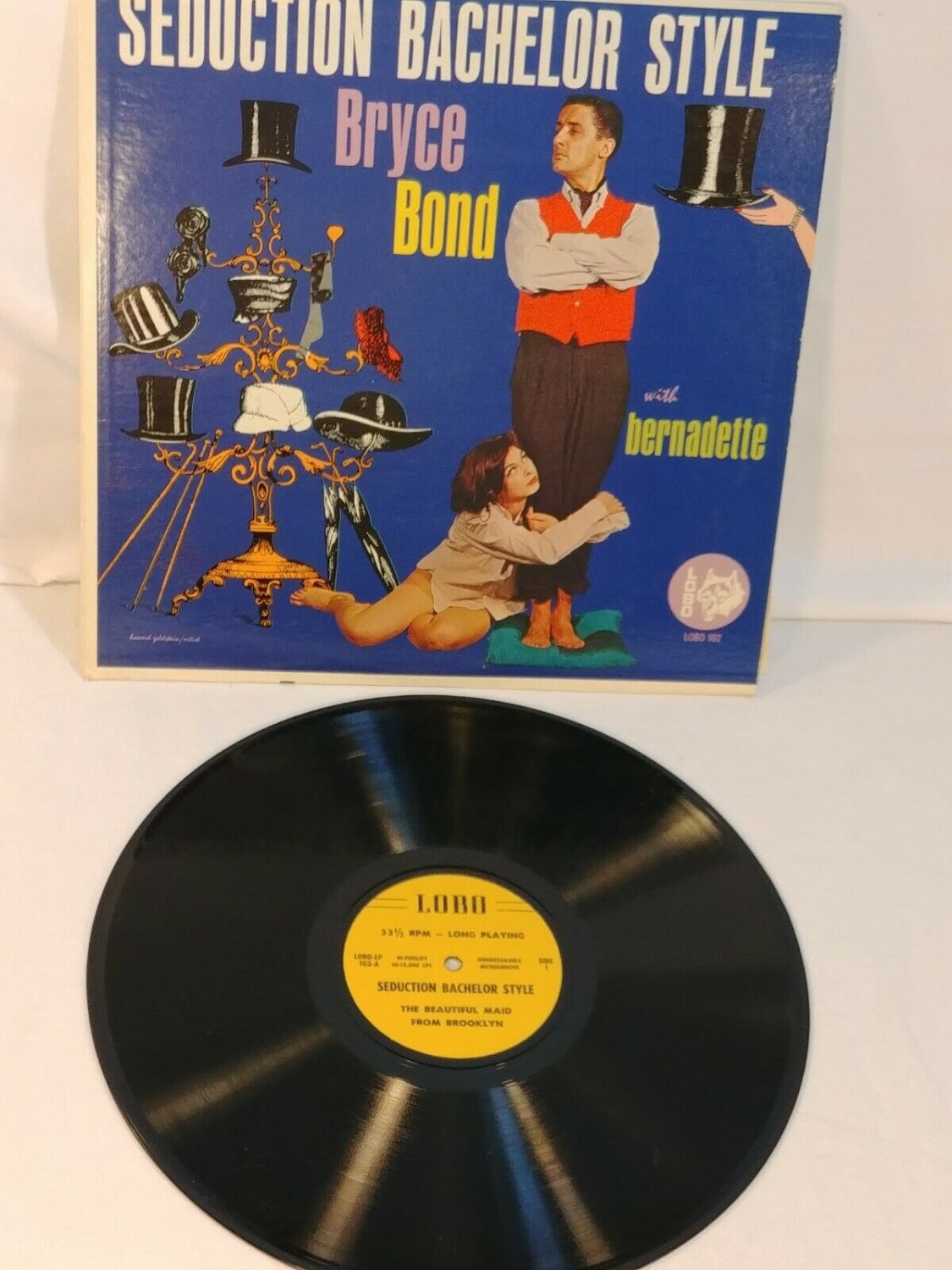 Bryce Bond & Burnadette SEDUCTION BACHELOR STYLE Adult Vinyl Record ...