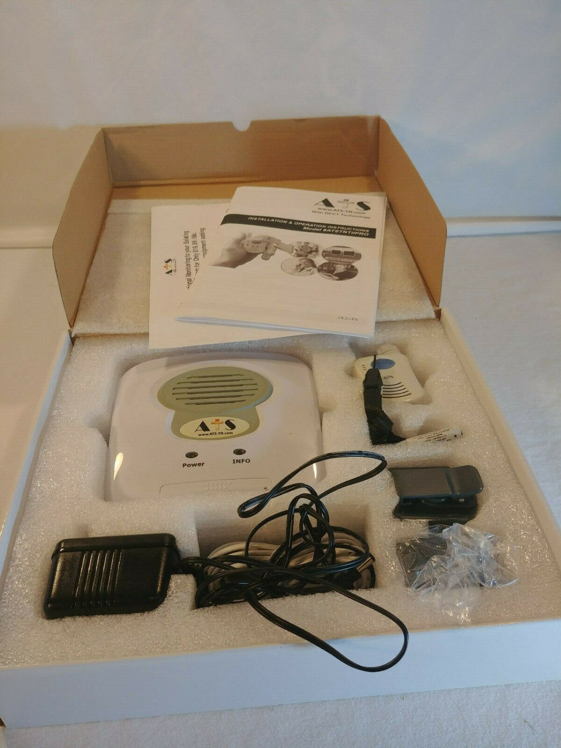 ATS Alert System Personal Emergency Response COMPLETE in Box 2-Way ...