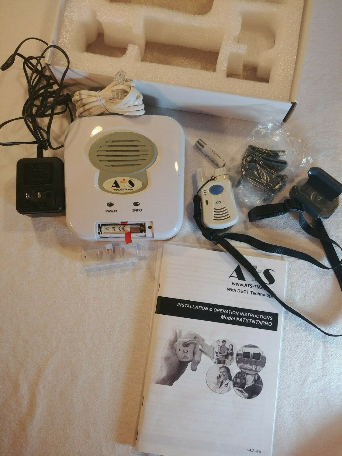 ATS Alert System Personal Emergency Response COMPLETE in Box 2-Way ...