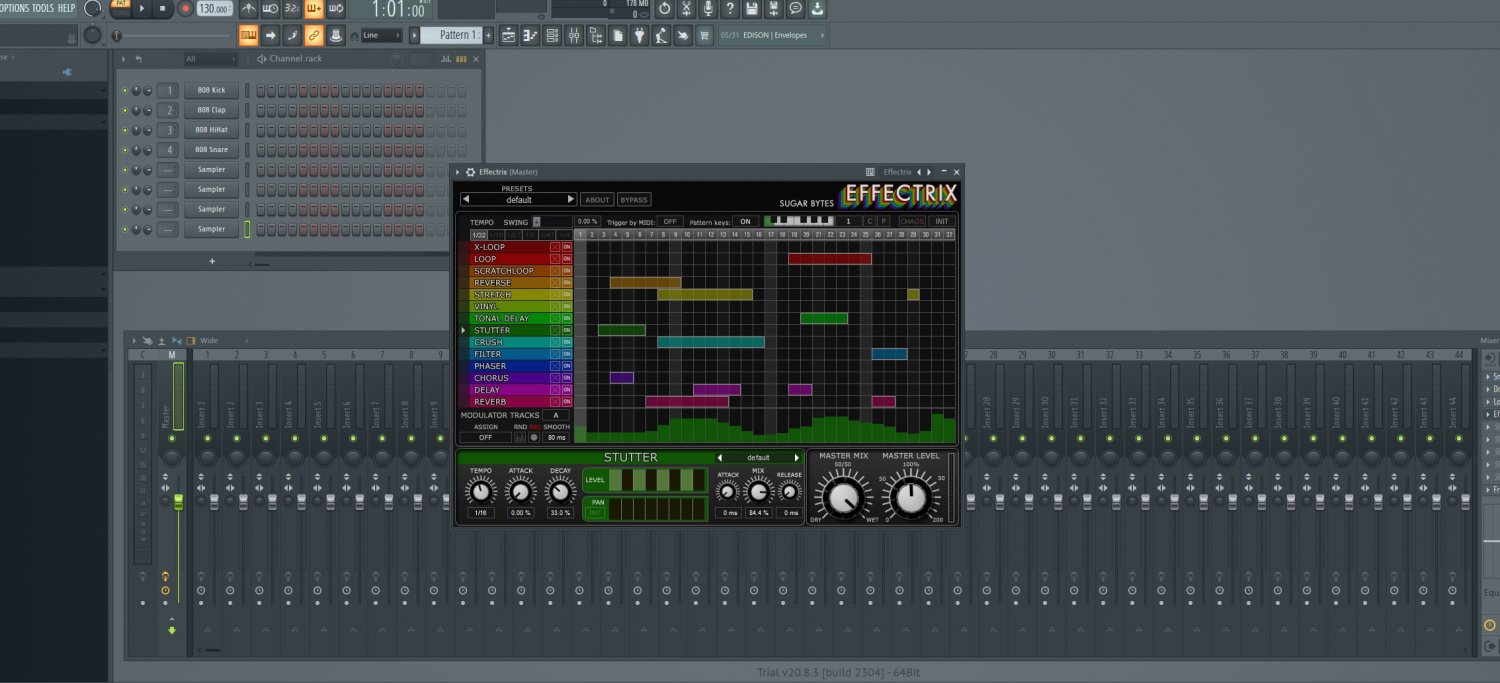 Sugar Bytes Effectrix 2 Effects Sequencer VST Plug-in PC & MAC