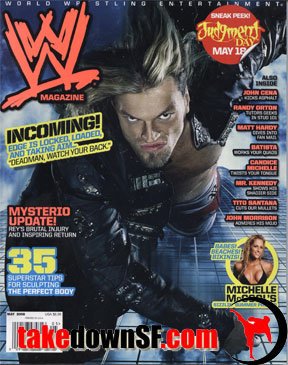 WWE Magazine May 2008 Edge Adam Copeland