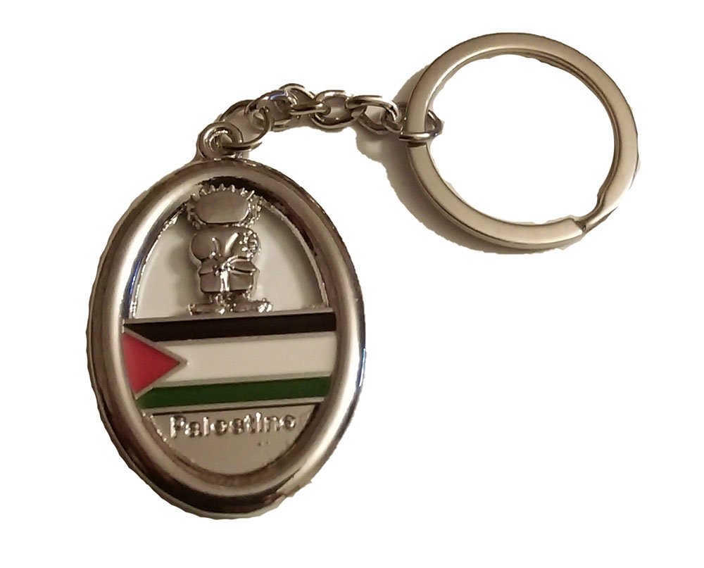 Palestine Flag & Handala Handalah character fashion Keychain Keyring