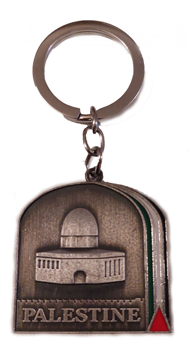 Palestine Map Handalah Al aqsa Design Keychain Key Holder (Pendant: 4x5 cm)