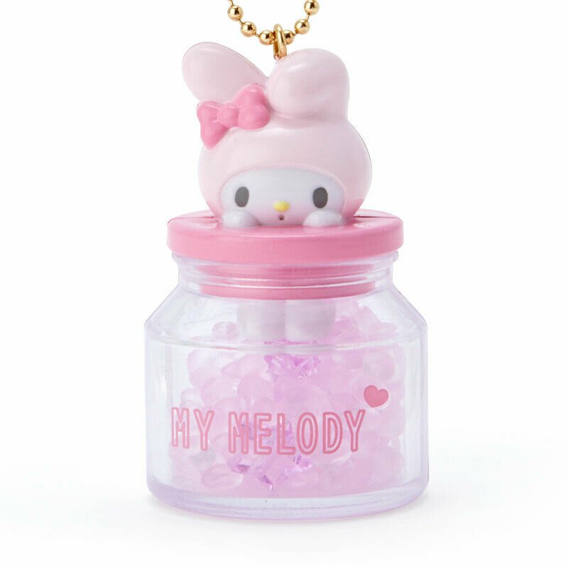 My Melody Fragrance Ball Key Chain Strap Strawberry Sanrio Japan w ...
