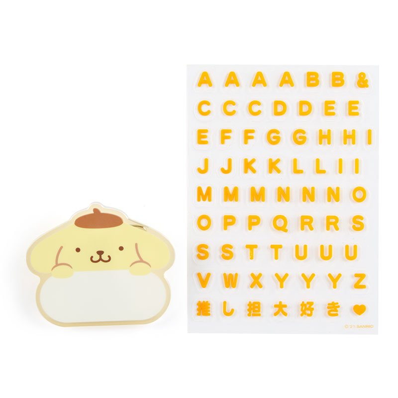 Pompompurin Custom Name Badge Sanrio Japan Official Kawaii Goods w ...