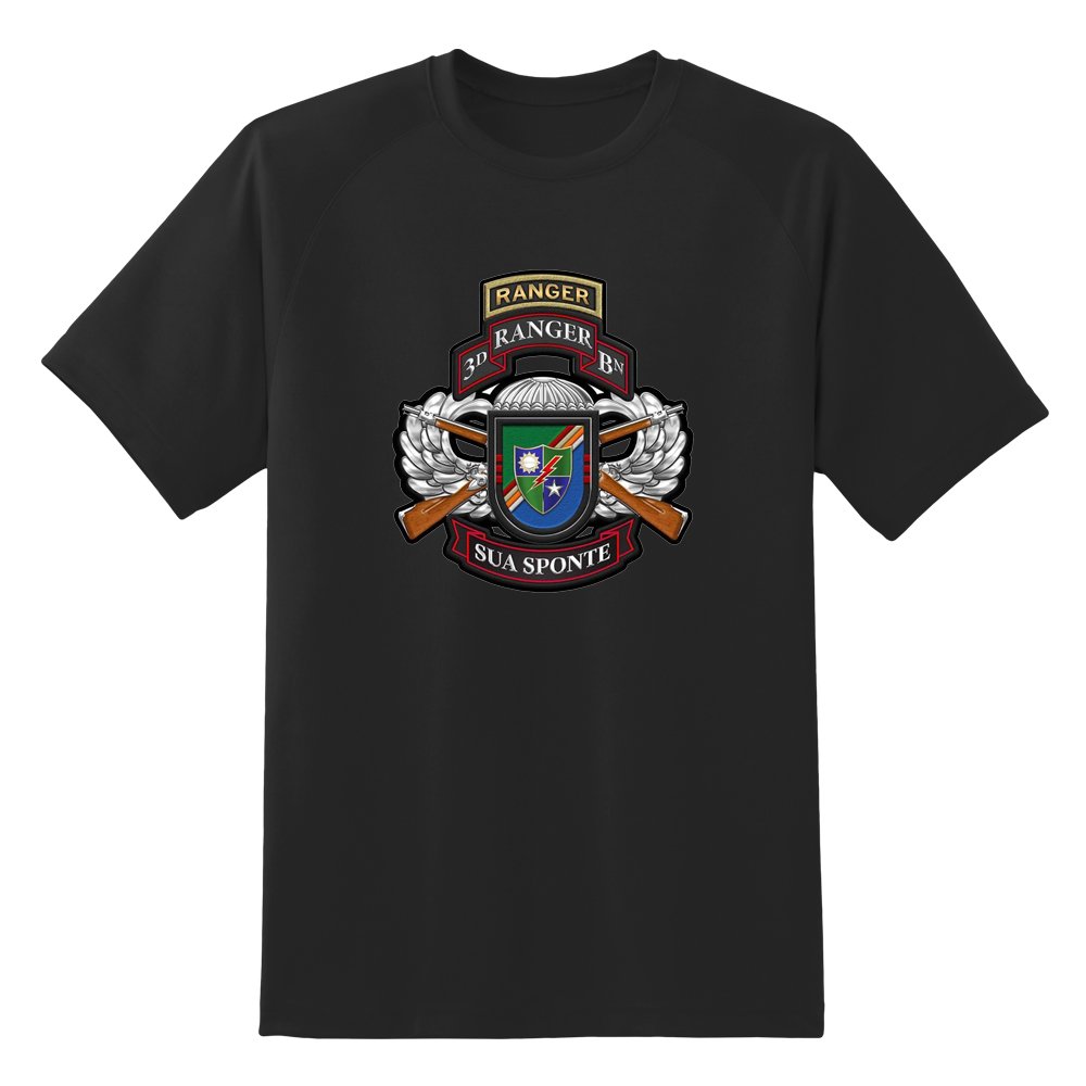 3rd Ranger Battalion Shirt - Scroll, Tab, and DUI - Army Ranger Gildan ...