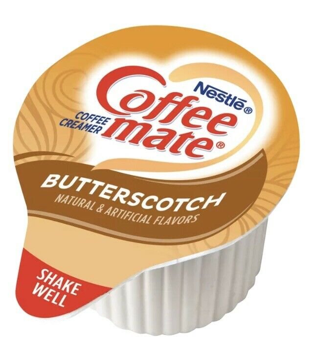 Coffee Mate Butterscotch Liquid Coffee Creamer Singles, Lactose-Free ...