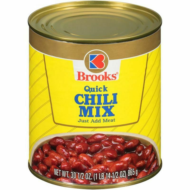 Brooks Quick Chili Mix - 4 Cans 30.5 oz each