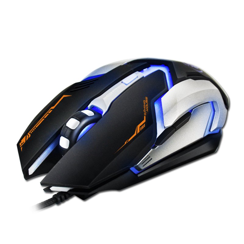 IMICE V6 3200 DPI Adjustable USB Wired RGB Optical Gaming Mouse With 6 ...