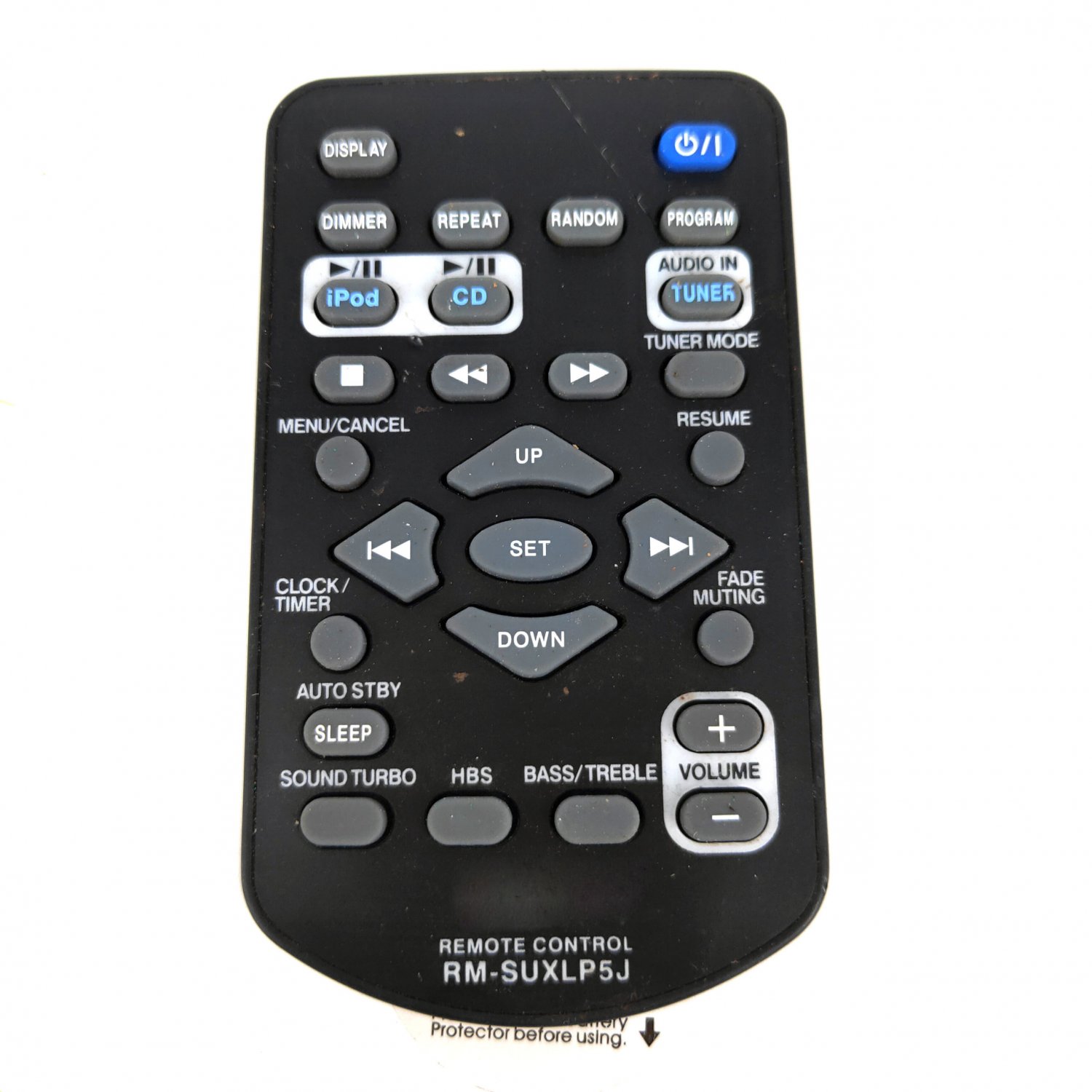 Used Original Remote Control For JVC Bookshelf Audio System RM-SUXLP5J