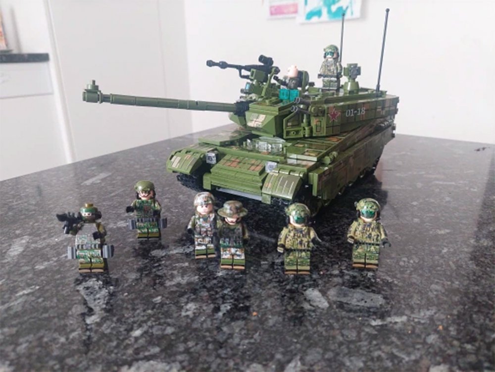 Custom Military Tank Set and Minifigure | WW2 Lego Alternative Tanks Moc