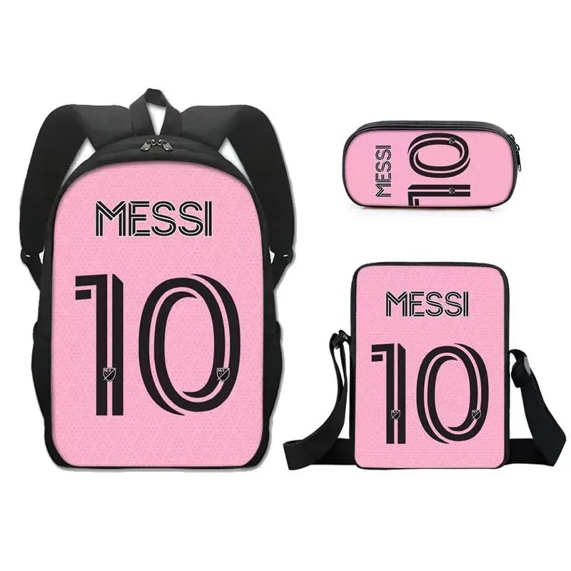 Custom Lionel Messi Backpack | Football Soccer School Bag | Kids Travel ...