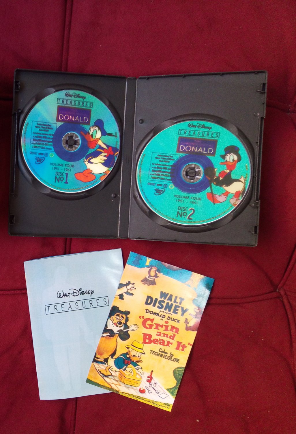 Walt Disney Treasures The Chronological Donald Vol 1,2,3,4 DVD