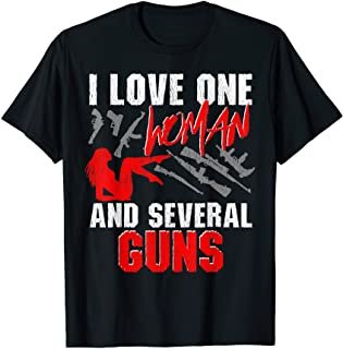 Funny 2nd Amendment Gun Lover Gift Idea For Couples Tee Shirt S-3XL