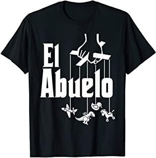Mens El Abuelo Spanish Hispanic Grandfather Tee Shirt S-3XL