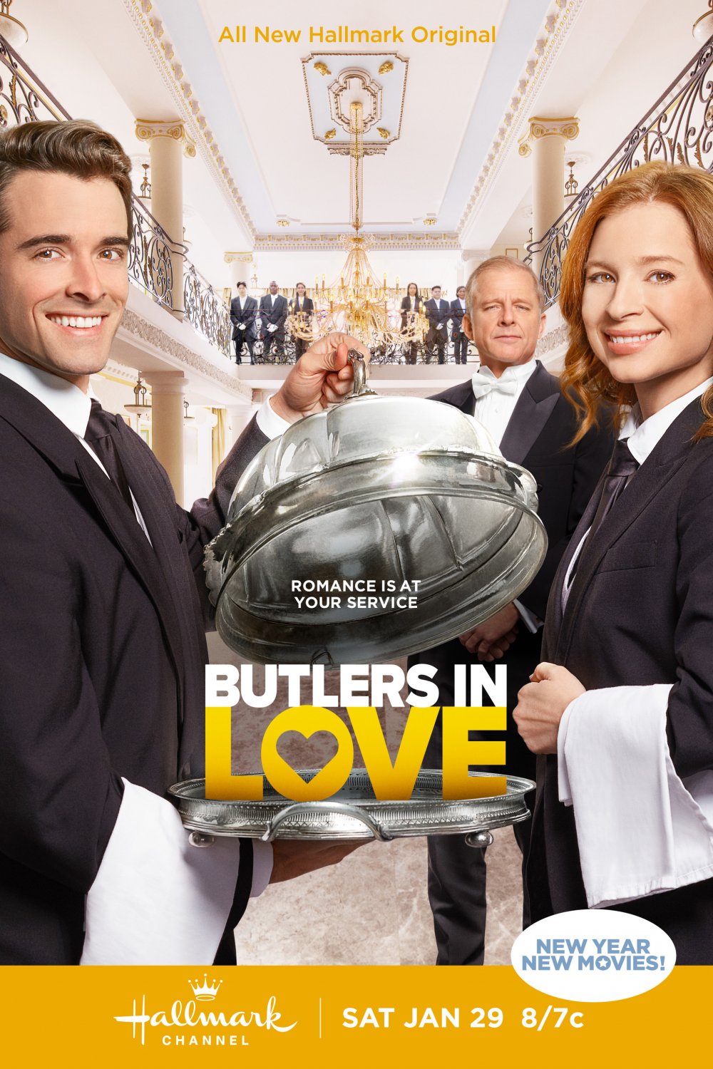 Butlers In Love DVD 2022 Hallmark Movie Stacey Farber Corey Cott