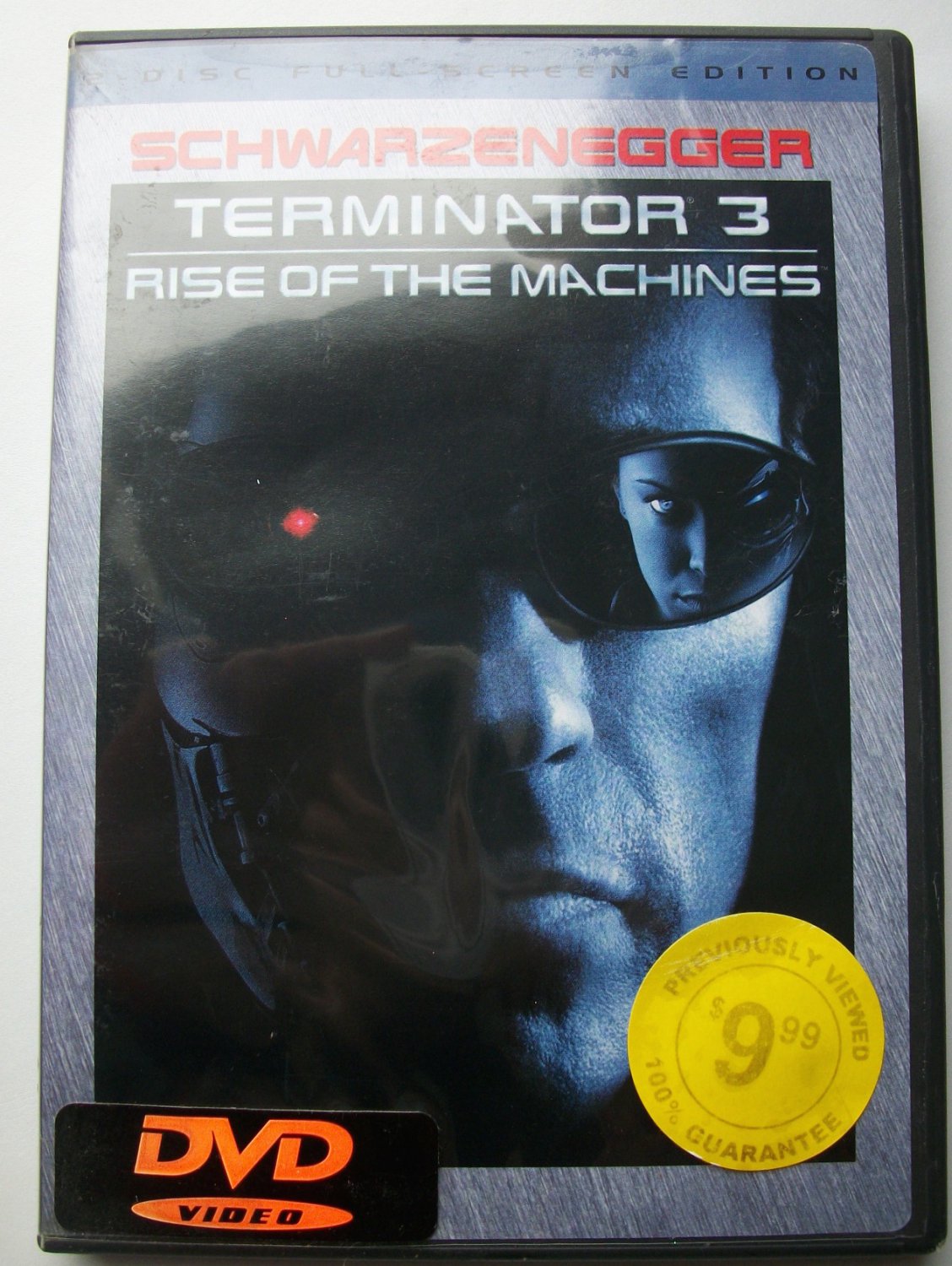 TERMINATOR 3 RISE OF THE MACHINES DVD 2003