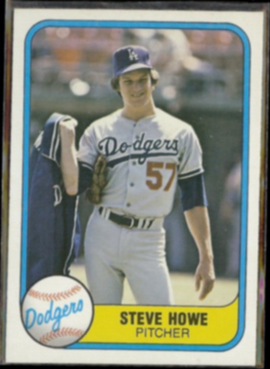 STEVE HOWE 1981 Fleer #136. DODGERS