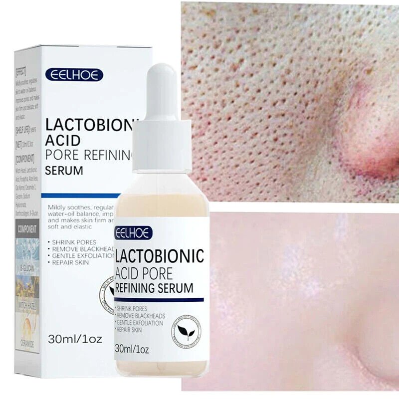 2 PCS Lactobionic Acid Pore Refining Face Serum