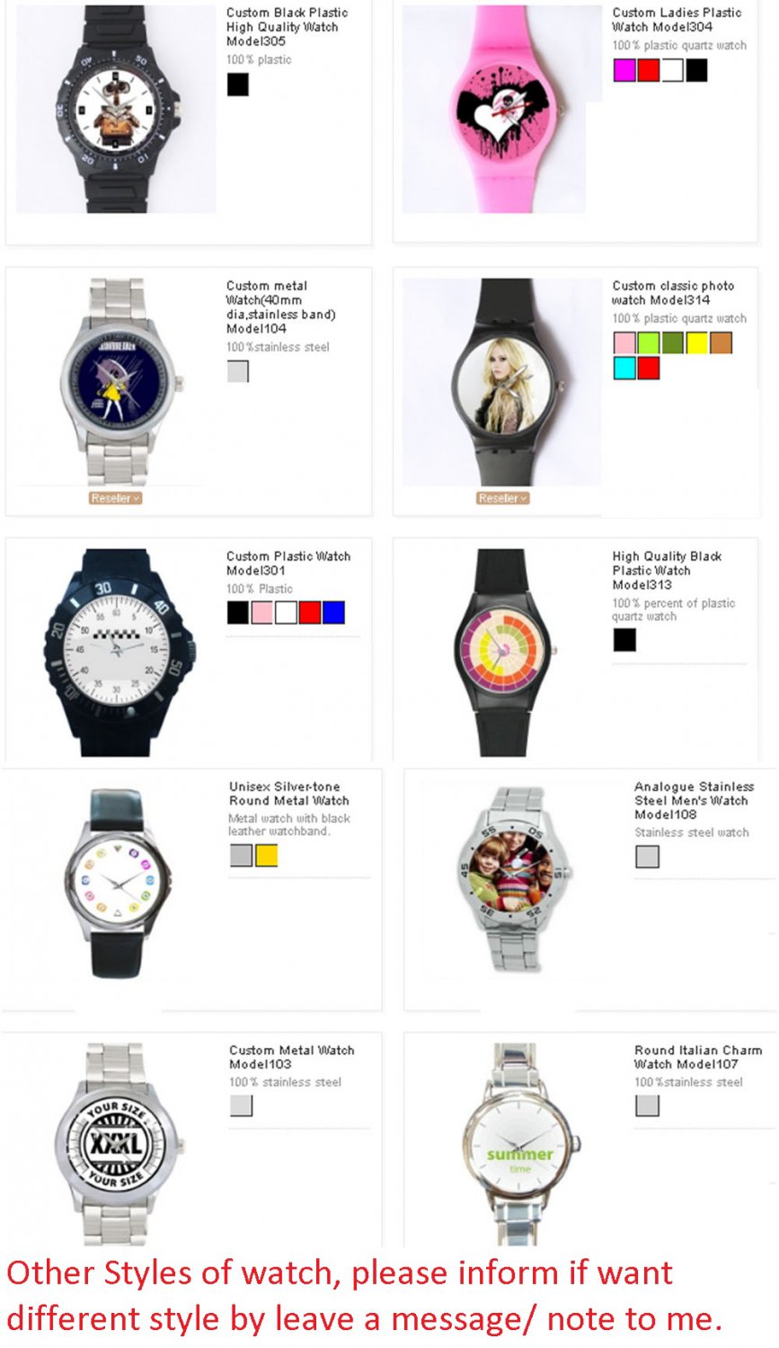 2 FINAL FANTASY WATCHES