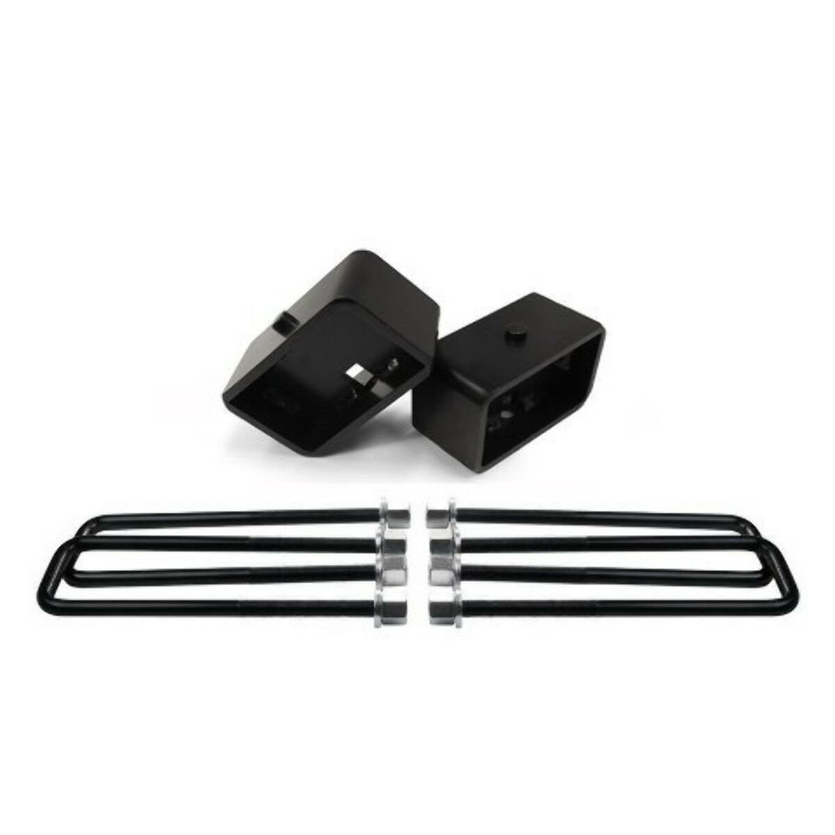 Ram 1500 2WD 2" Rear Suspension Lift Steel Blocks + 10" U Bolts