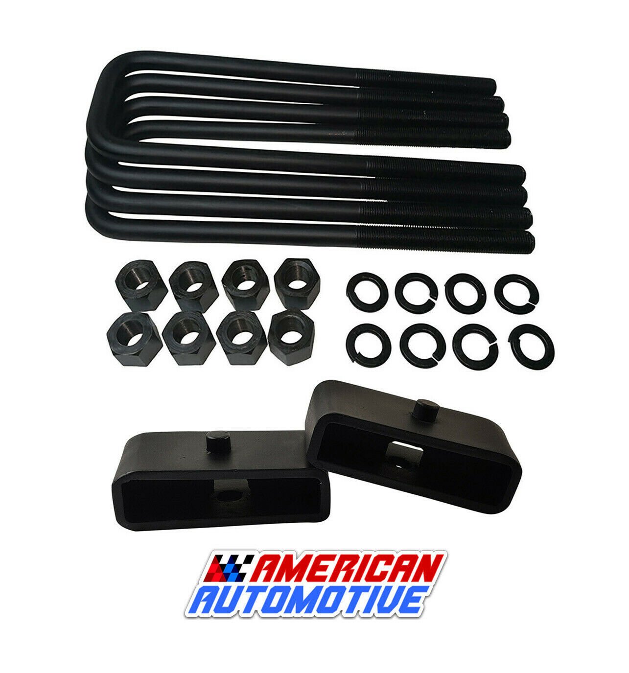 1.5" Tapered Rear Lift Chevy Silverado Sierra 1500 Steel Lift Blocks U ...
