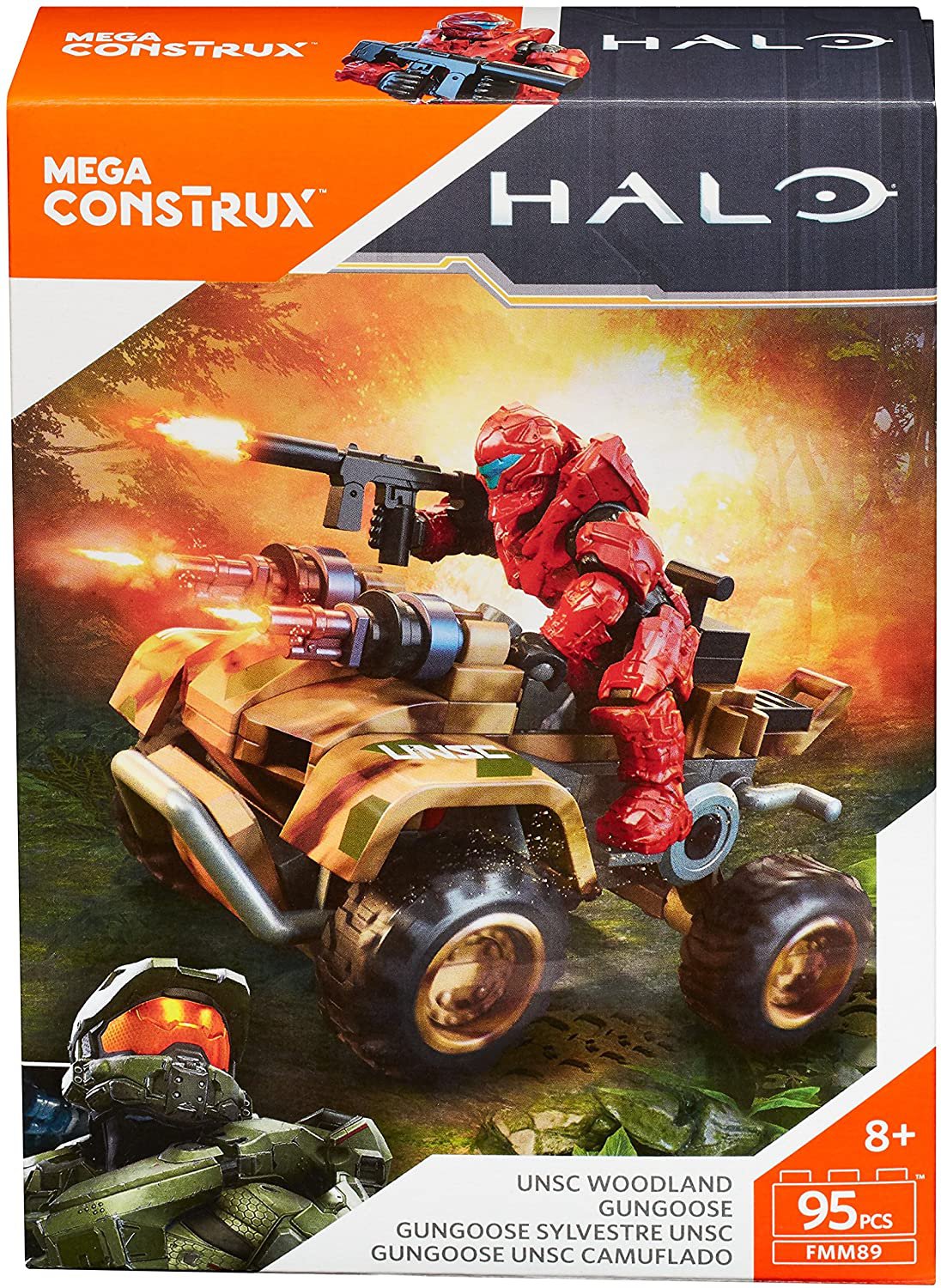 MEGA CONSTRUX HALO UNSC WOODLAND GUNGOOSE FMM89 - SHIPS WORLDWIDE