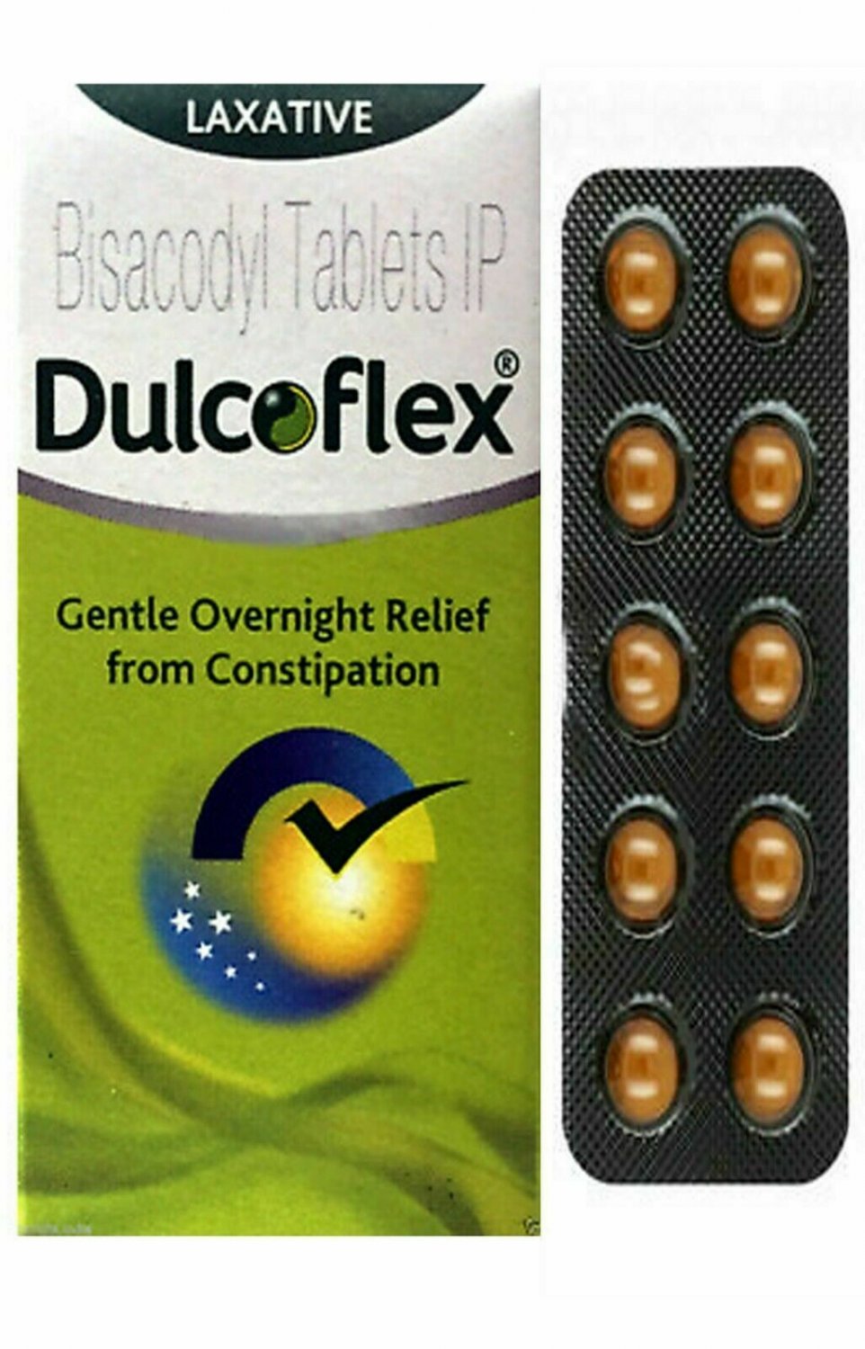 Dulcoflex Dulcolax Laxative Tablets 5mg, Bisacodyl Tablets Constipation