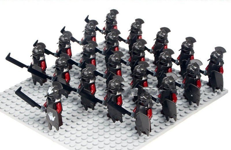 21 pcs Orcs Lord of the Rings Army Lego Minifigures Compatible Building Toy