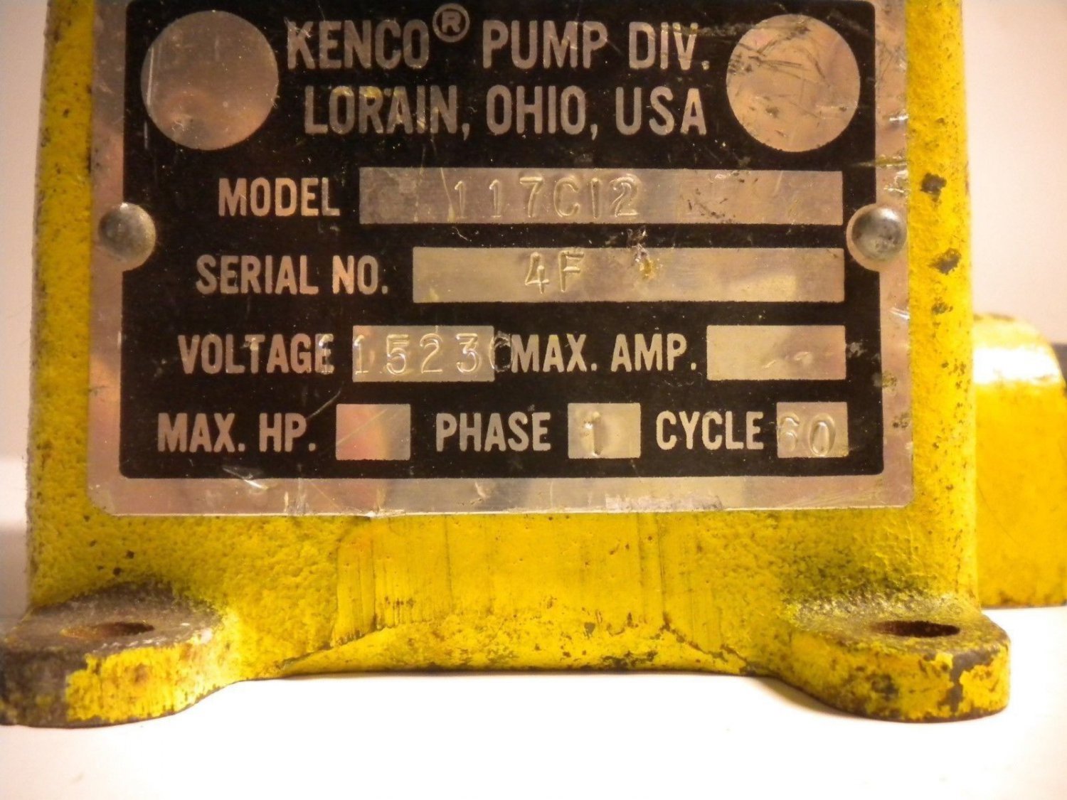 Explosion Proof Kenco Sump Grinder Pump Air Pressure Solenoid Switch 10 ...