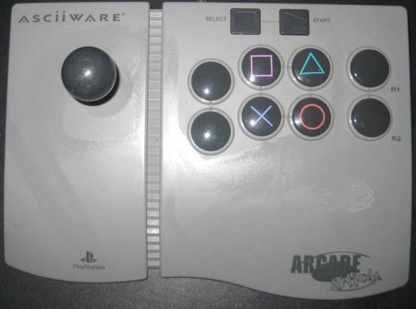 Asciiware Arcade Stick Controller for Playstation 1 PS1 - Item No. 8160