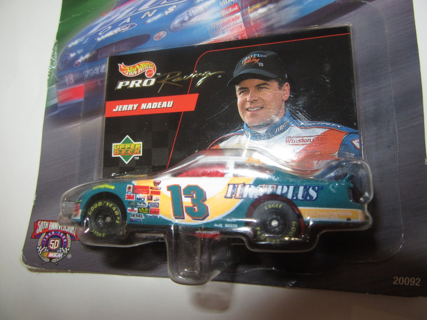 JERRY NADEAU TEAM HOT WHEELS 1ST EDITION NASCAR PRO RACING