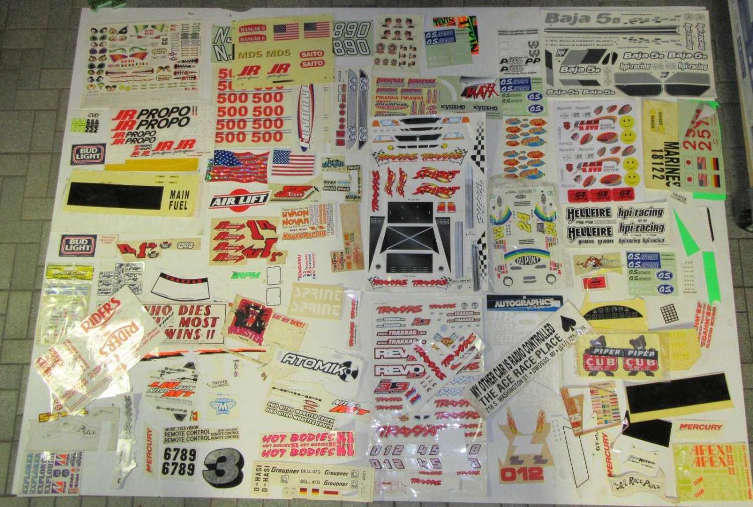 RC Decals Stickers Emblems, Vintage, Boat Car Plane HPI Traxxas Ofna ...