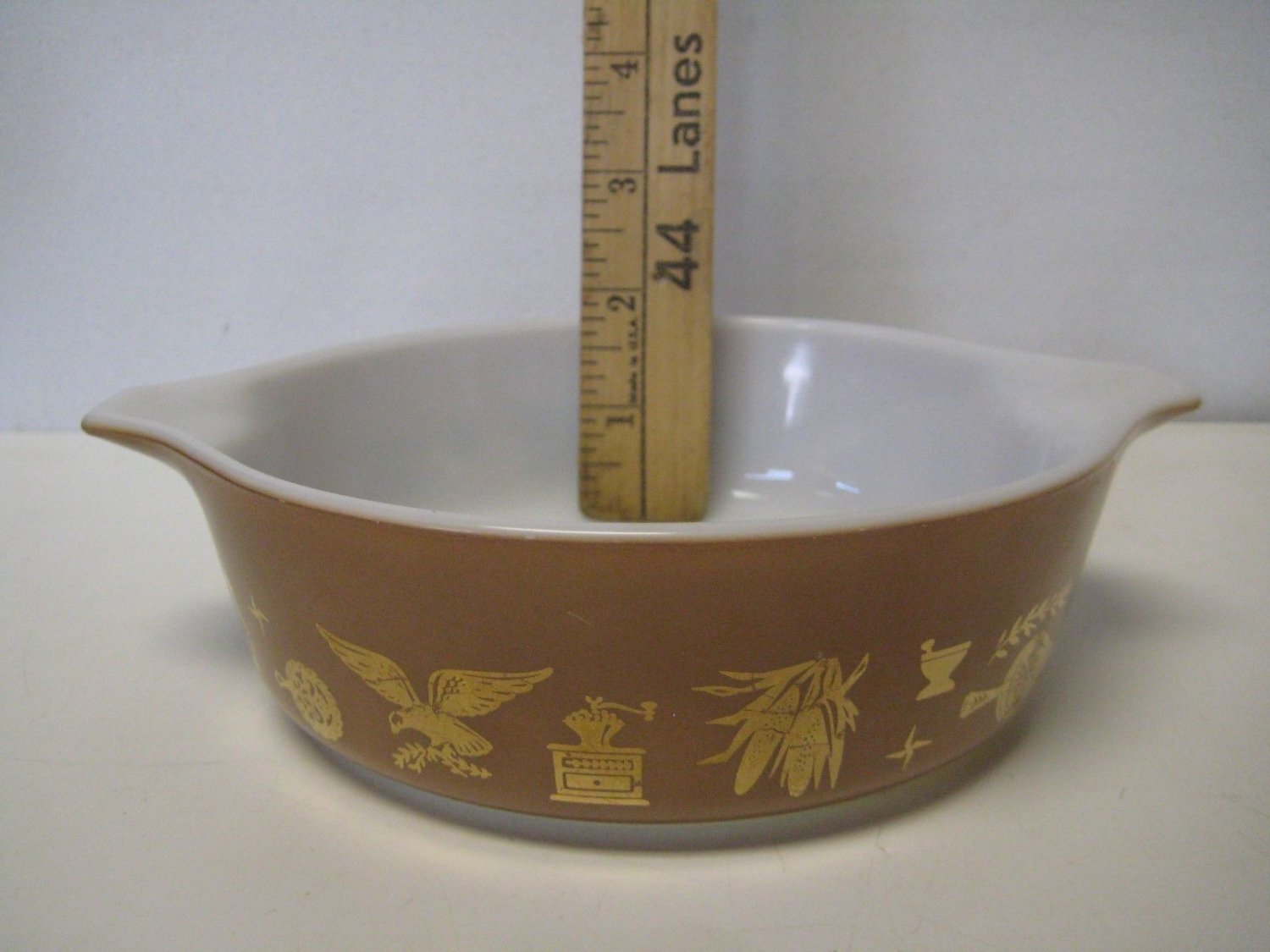 PYREX #471 1 Pint EARLY AMERICAN" Casserole No Lid