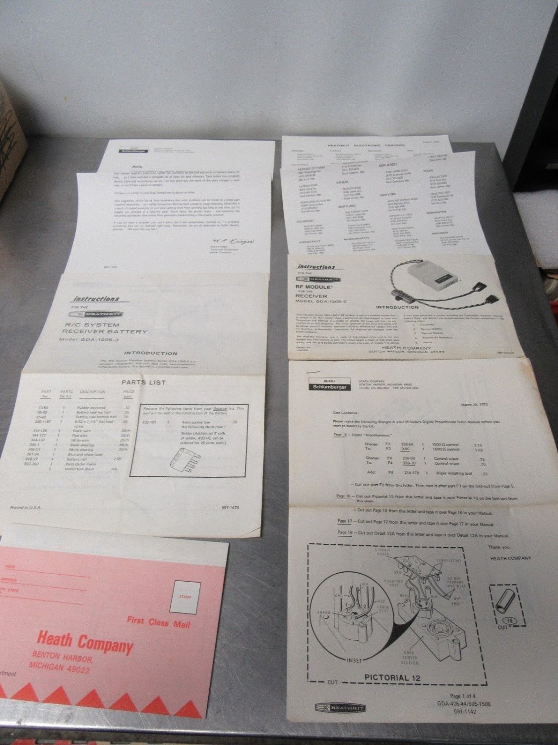 Vintage Heathkit Manuals, Literature, Instructions.