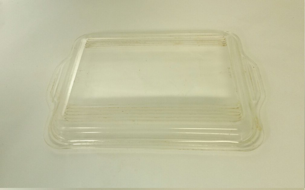 PYREX Refrigerator Dish Replacement LID 503-C Rectangular Ribbed Glass ...
