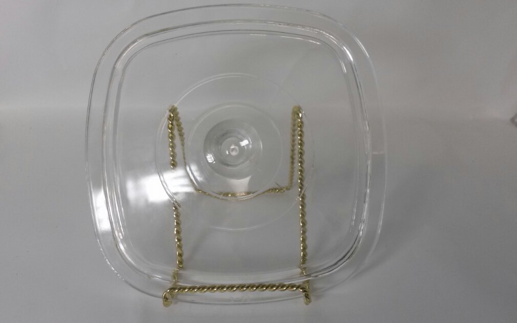 Pyrex Corning Ware Square Glass Lid P-7-C - Replacement - Lid Only