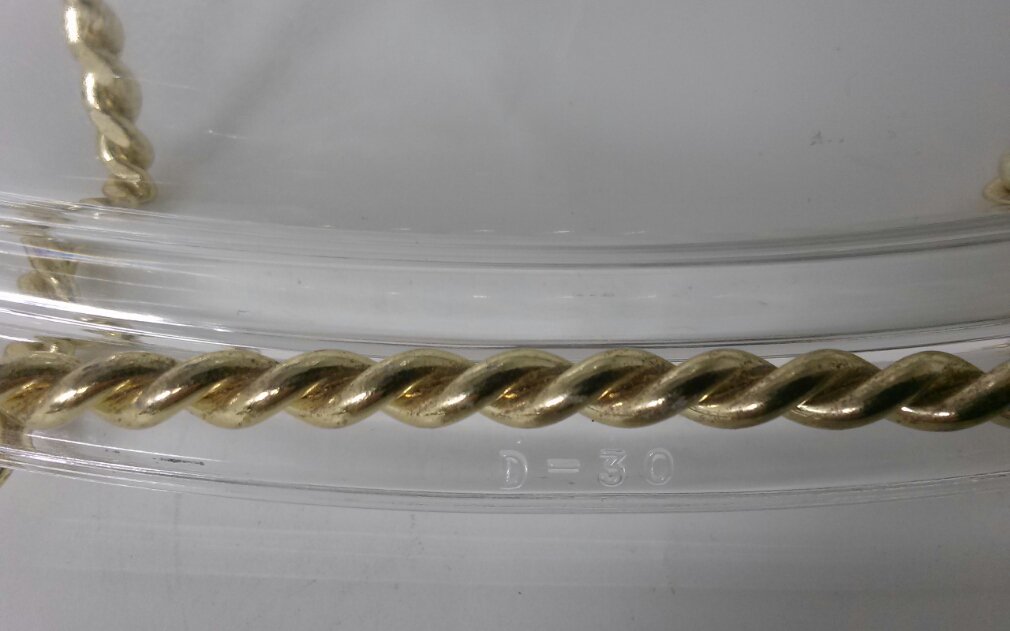 Pyrex Corning Ware Square Glass Lid P-7-C - Replacement - Lid Only