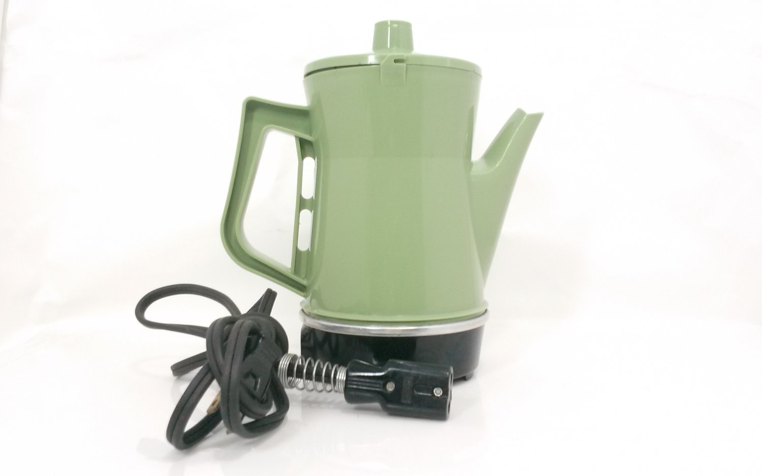 Cornwall Avacado GREEN 4 Cup Electric Travel Hot Pot Vintage