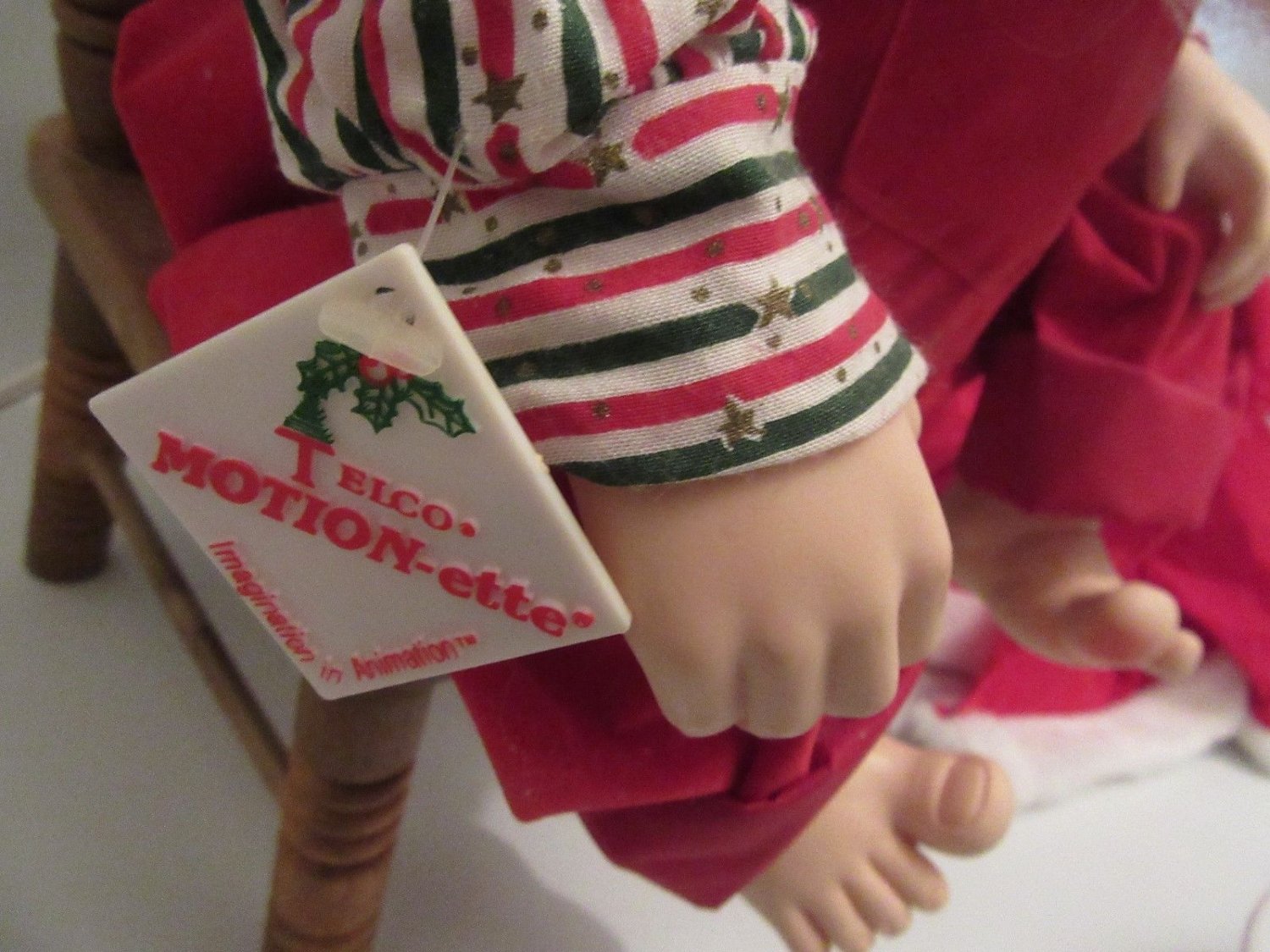 Telco Animated Santa Claus OH! MY FEET Motionettes NOT COMPLETE Needs ...