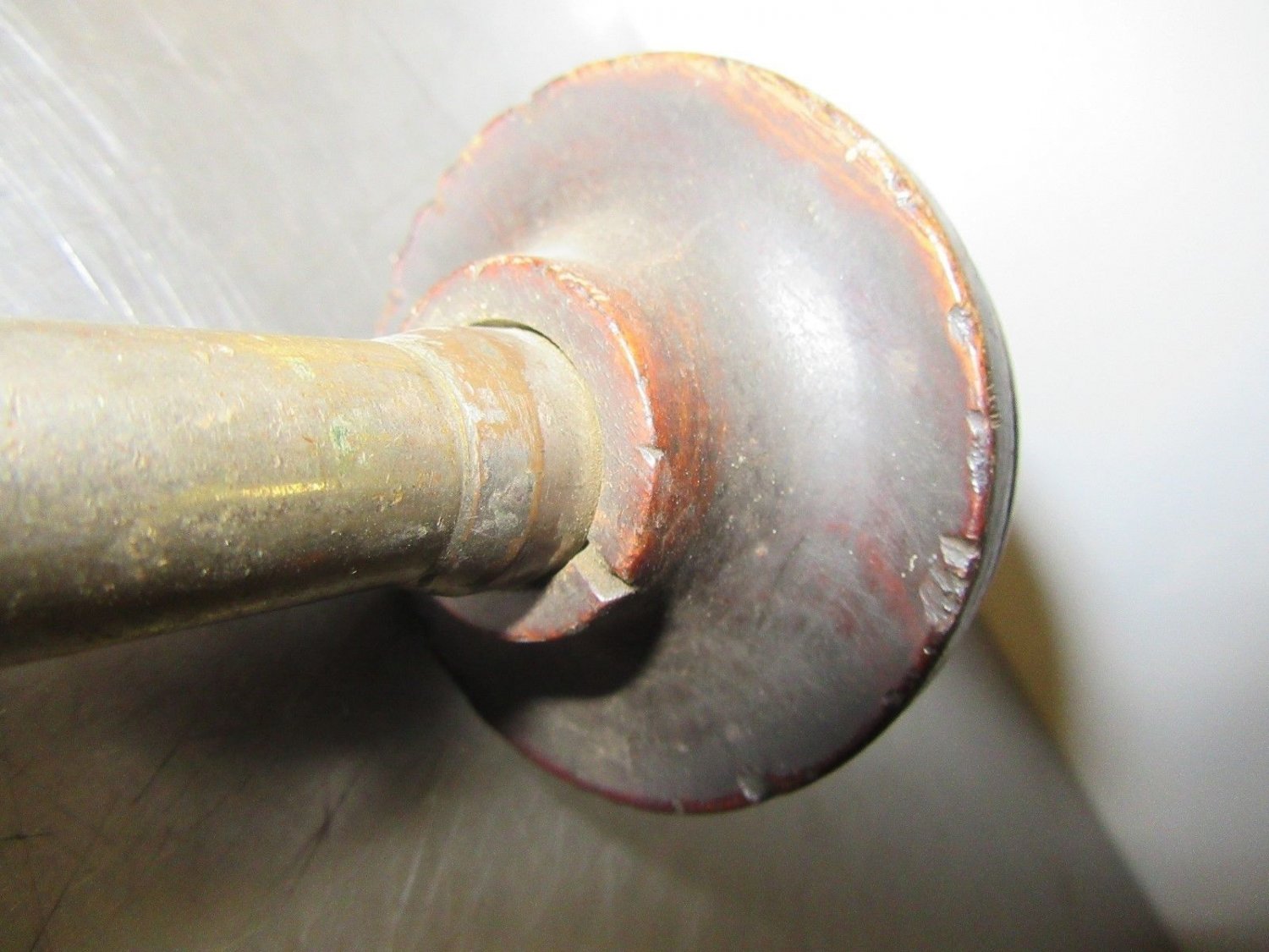 Brace Push Drill Screwdriver A. H. Reid's Philly PA Wood 1881 with One Bit