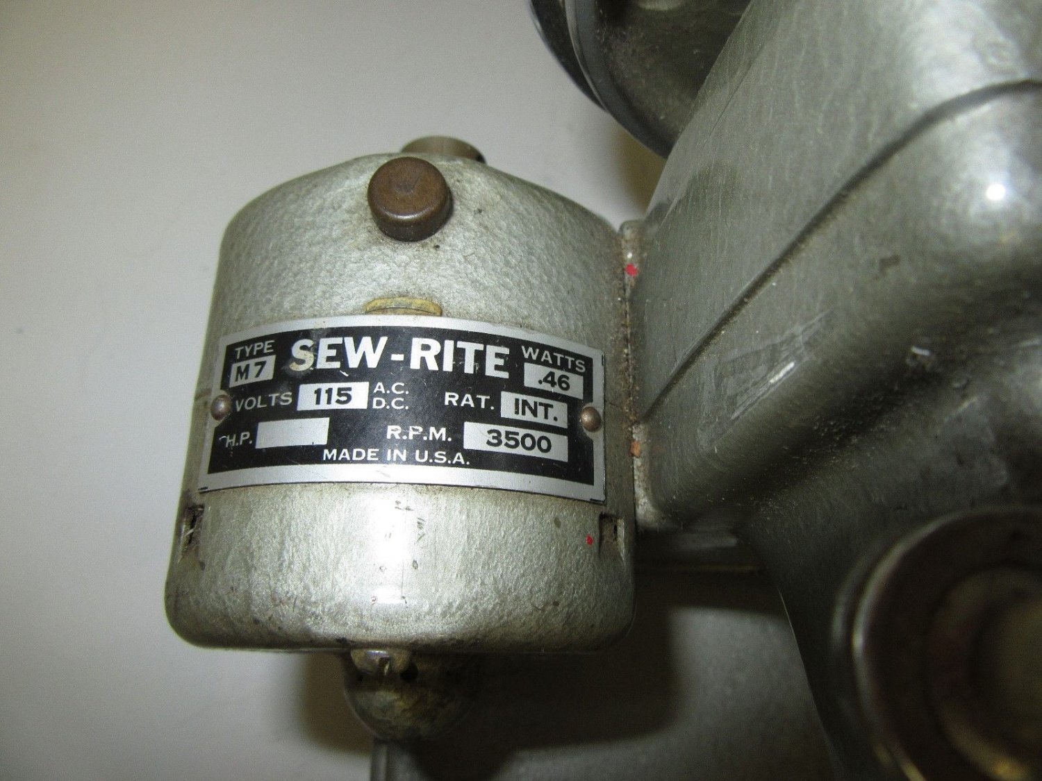 SEW RITE ELECTRIC SEWING MACHINE Parts or Repair