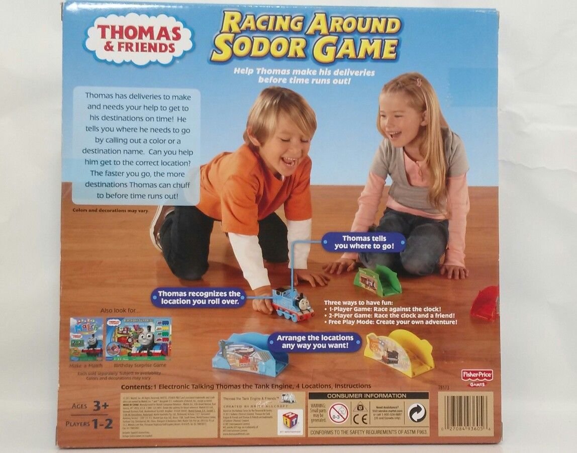 Thomas & Friends Racing Around Sodor Game - Electronic - Talks, Has ...