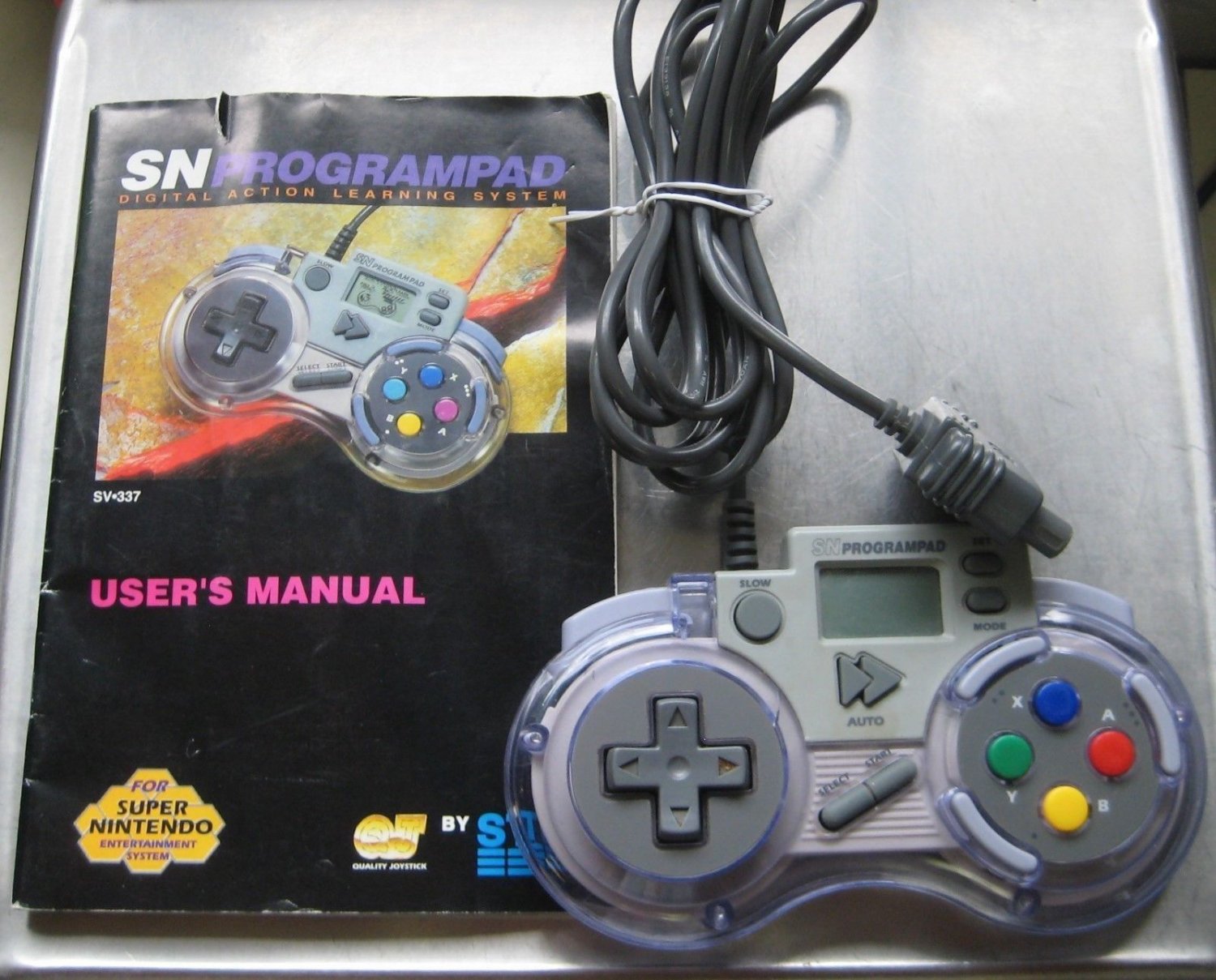 SNES - Nintendo SN Programpad with Instructions SV-337