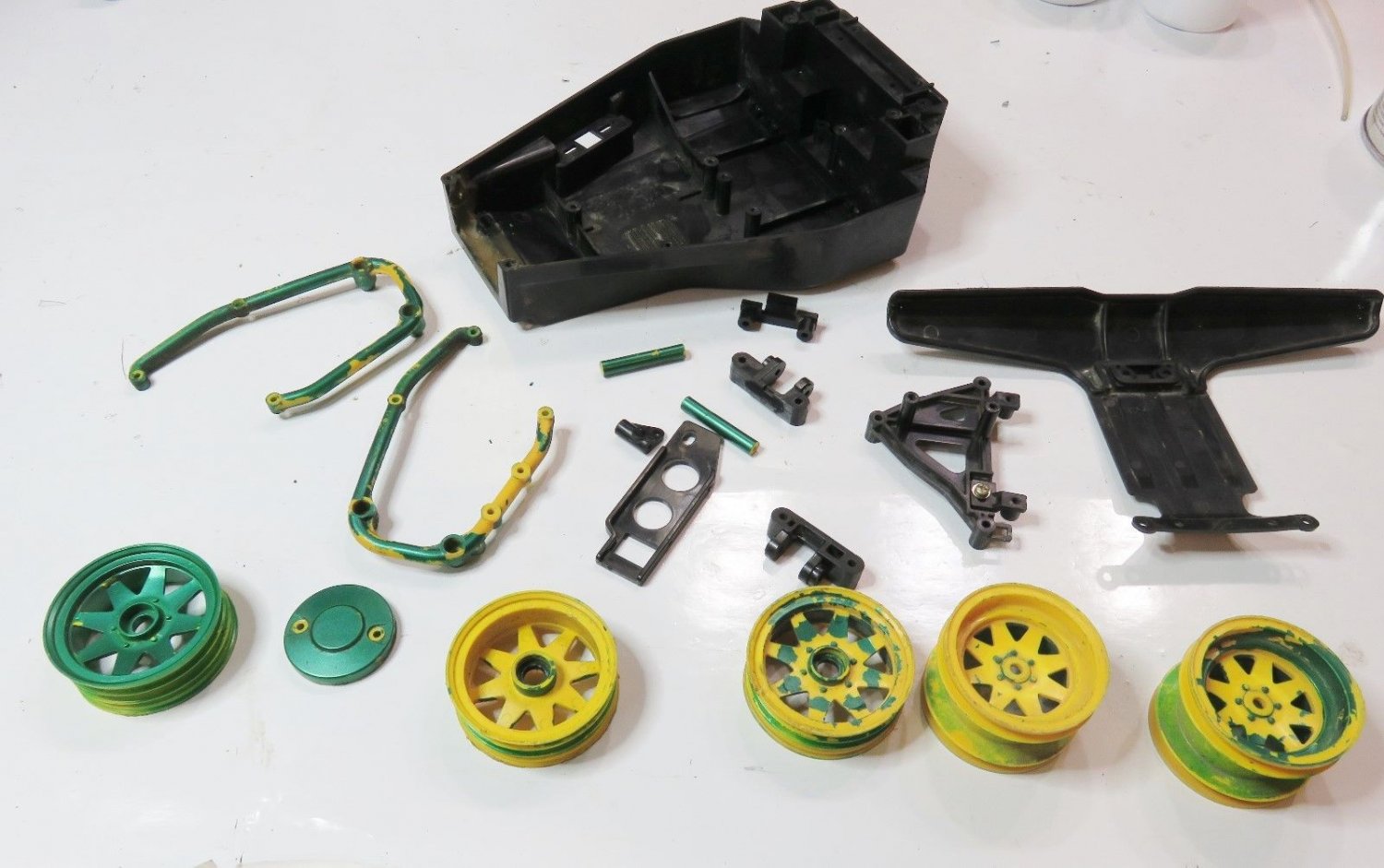 Tamiya Falcon Rims Wheels Chassis Parts Antenna Mount Bumper Servo ...