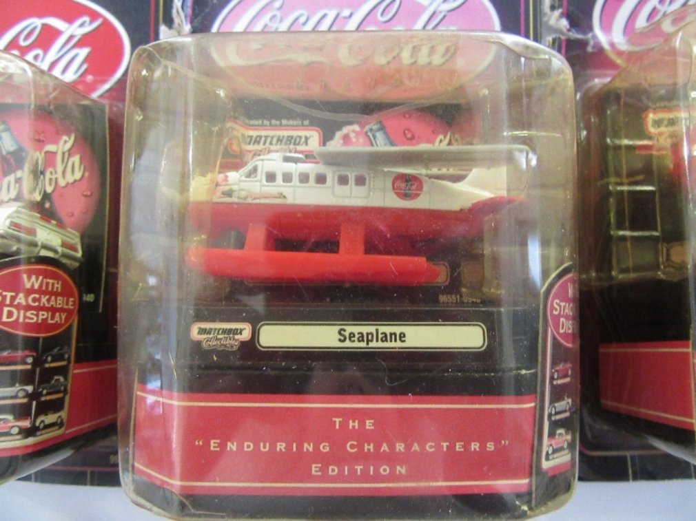 Matchbox Coca-Cola Coke Camaro Blimp Seaplane Enduring Characters ...